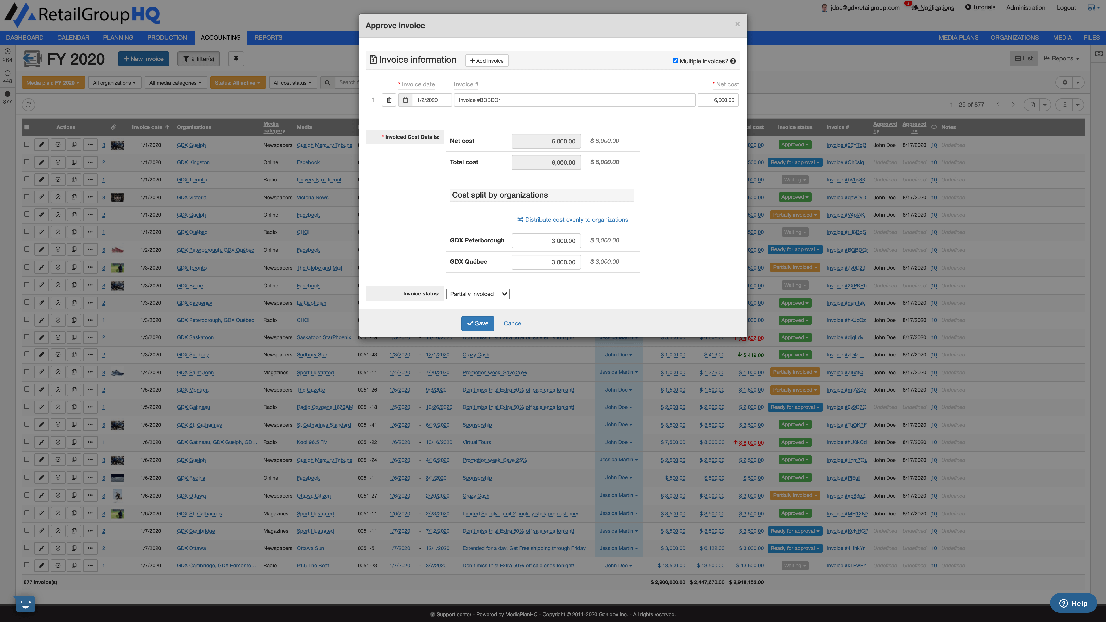 Marketing invoice validation | MediaPlanHQ