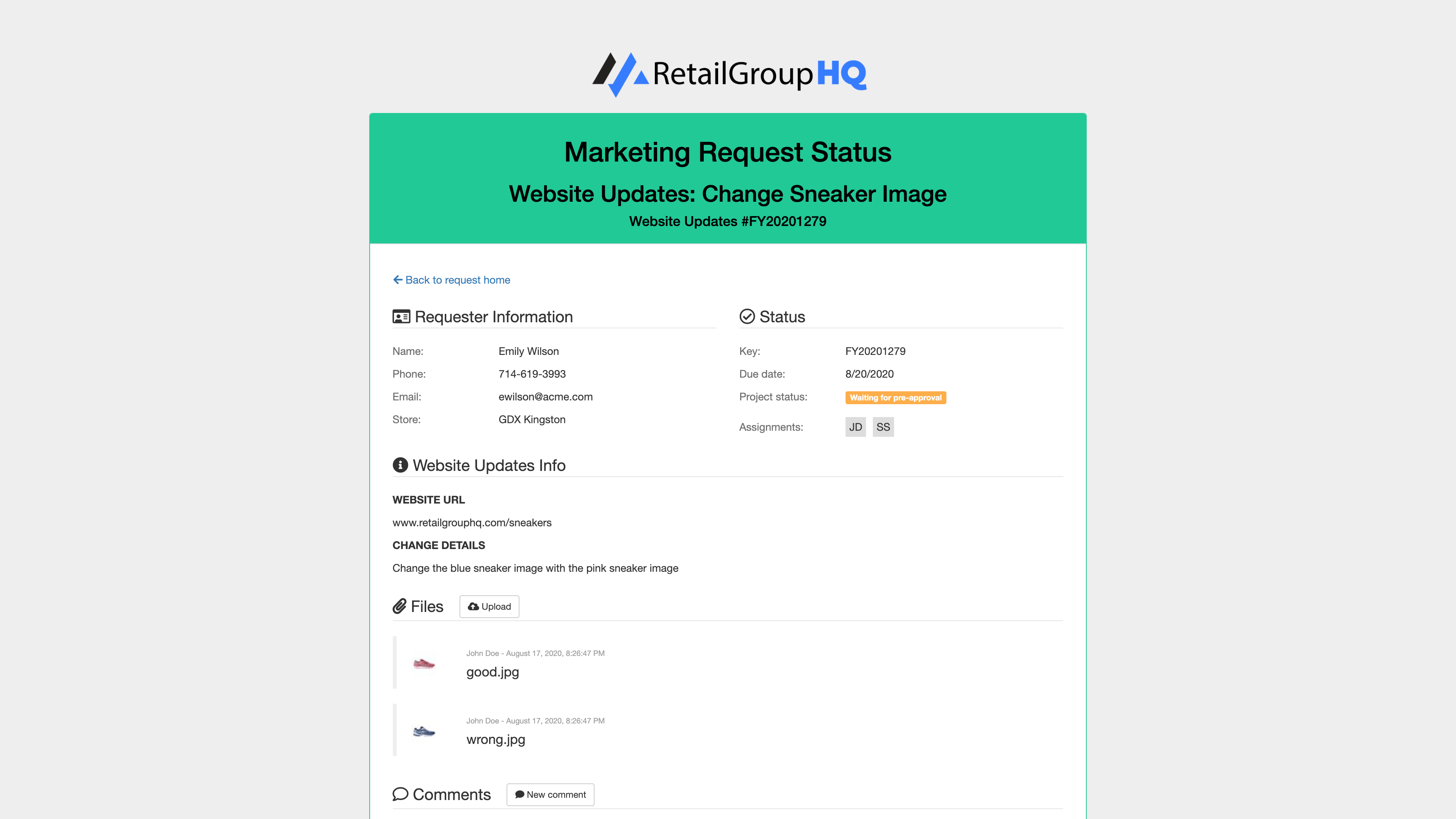 Marketing request forms for a clear channel for requests | MediaPlanHQ